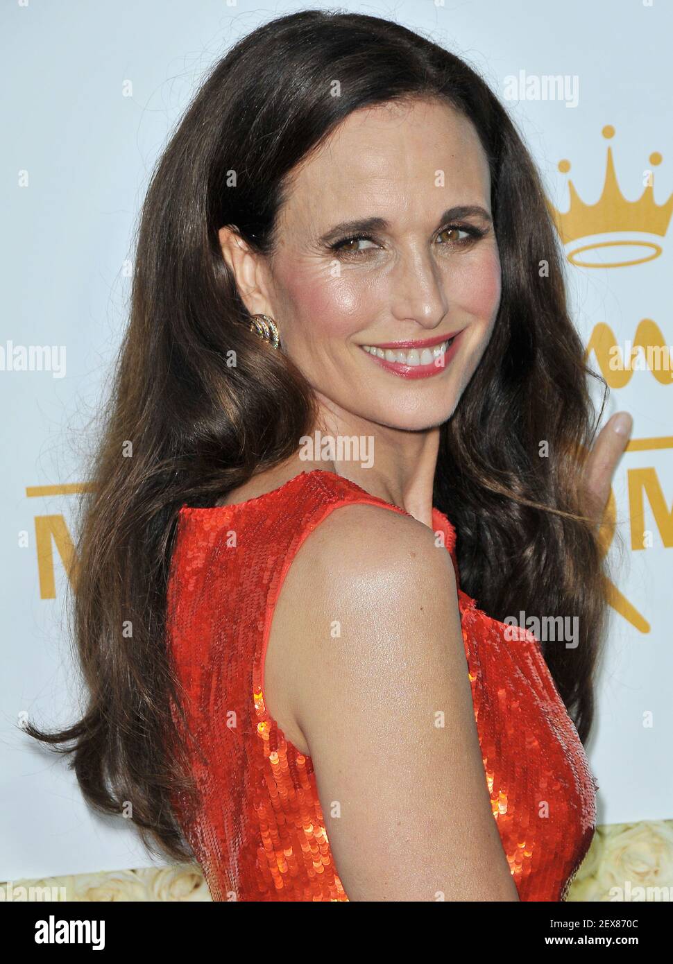 Andie MacDowell arrives at the Hallmark Channel and Hallmark Movies And ...