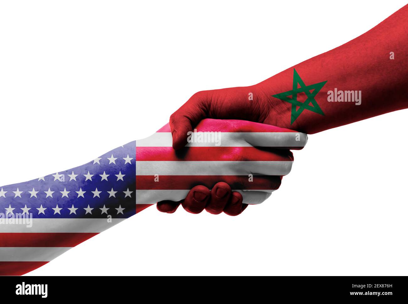 Moroccan American Flag