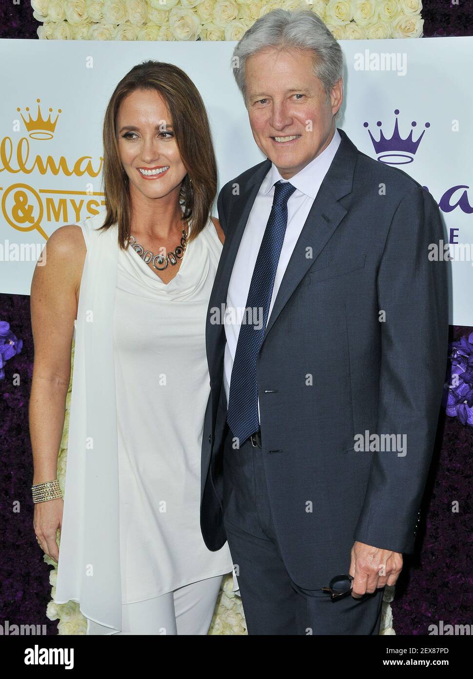 Verena King and Bruce Boxleitner arrives at the Hallmark Channel and ...
