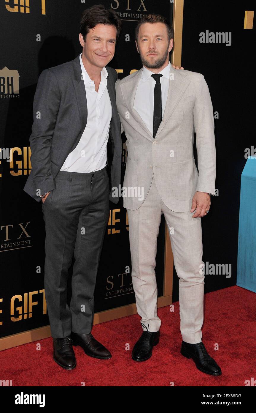 (L-R) Jason Bateman and Joel Edgerton arrives at the "The Gift" Los ...