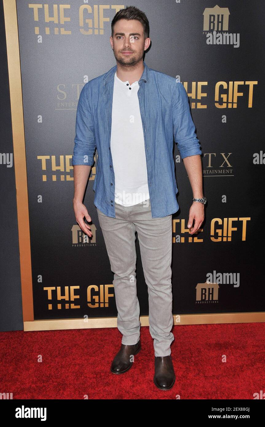 Jonathan Bennett arrives at the "The Gift" Los Angeles Premiere held at ...