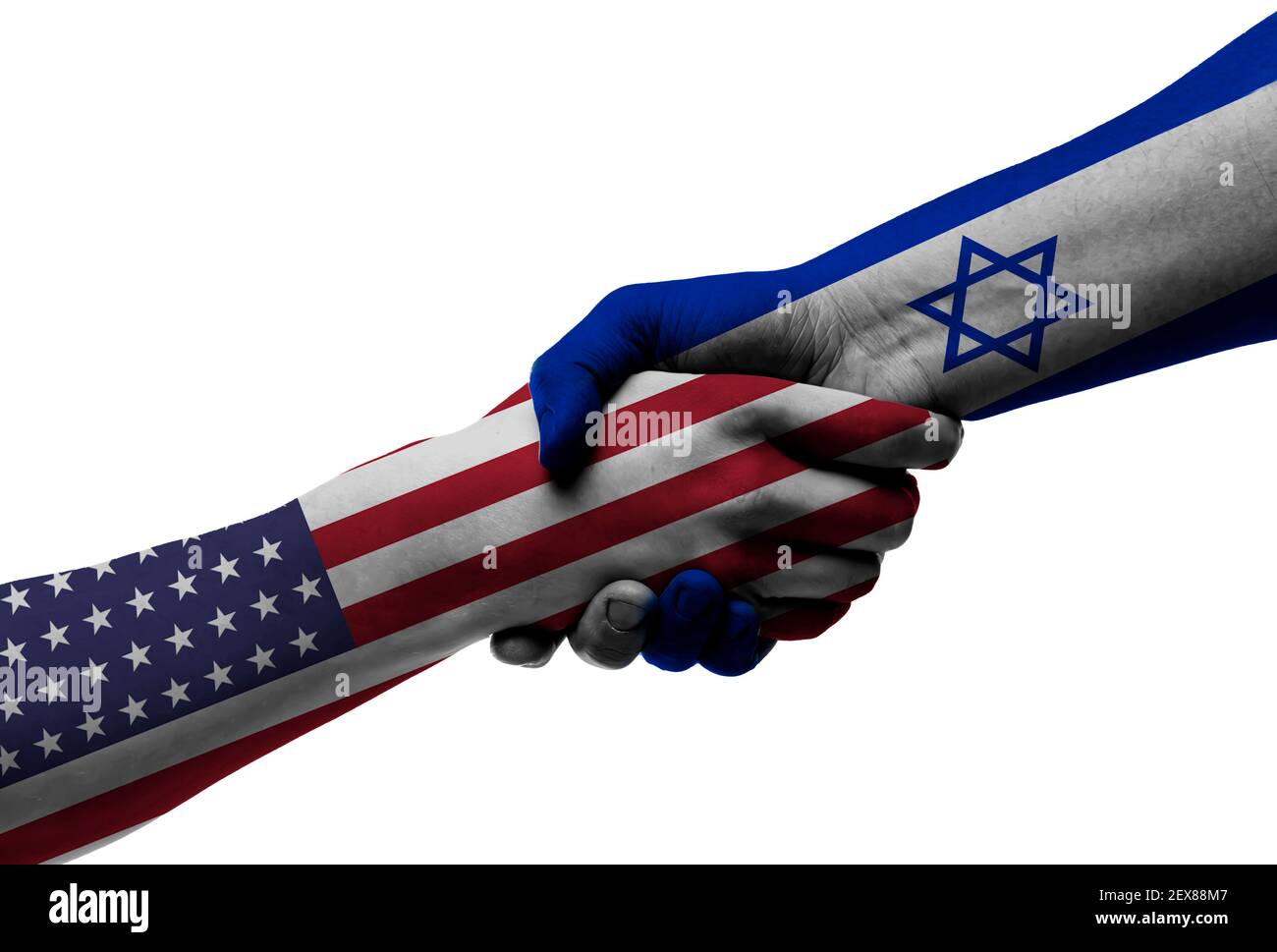 American israeli flag hi-res stock photography and images - Alamy