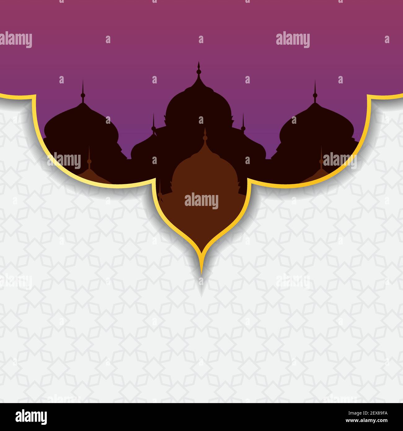 Vector illustration, Mosque illustration vector . Can be used as as a ...