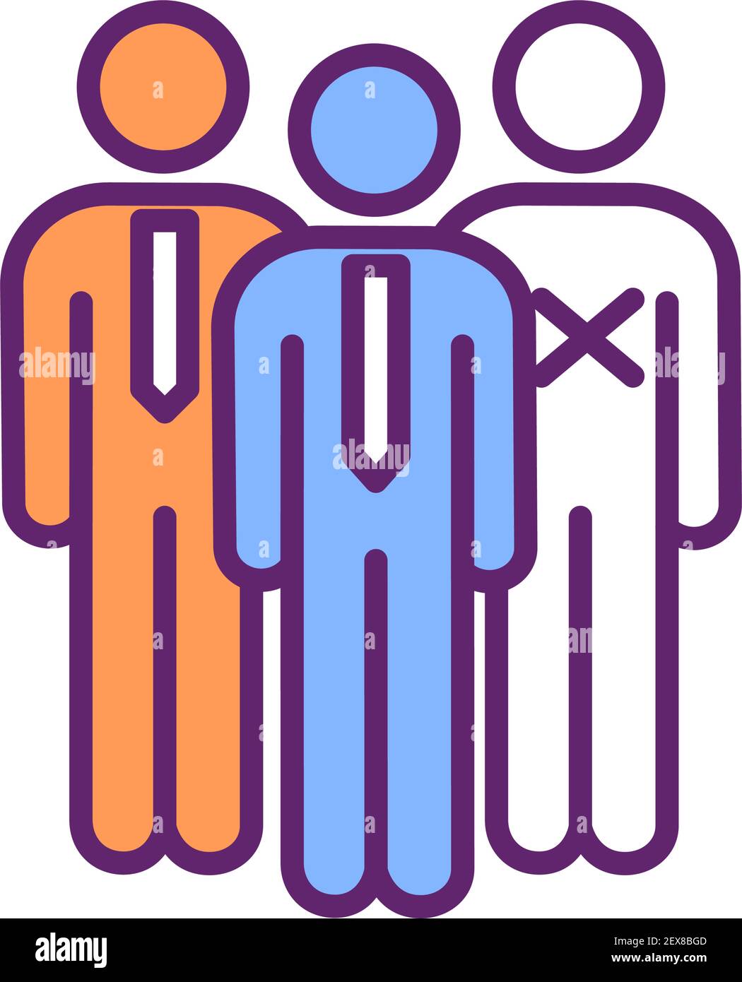Employee turnover RGB color icon Stock Vector Image & Art - Alamy