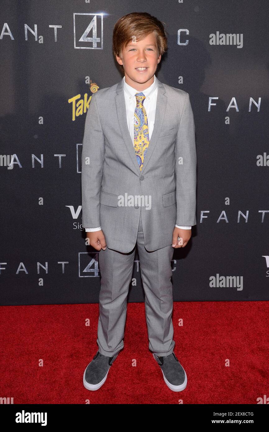 Actor Owen Judge attends the "Fantastic Four" New York Premiere at the ...