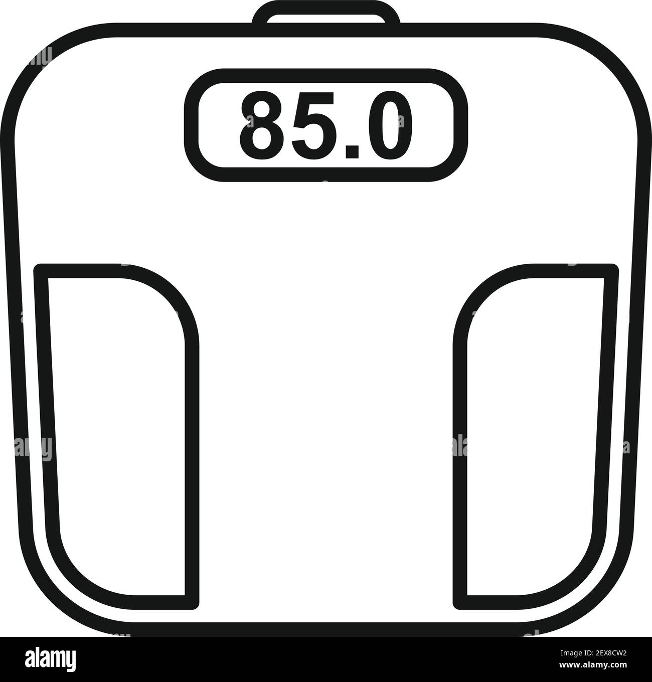 Smart scales equipment icon, outline style Stock Vector Image & Art - Alamy