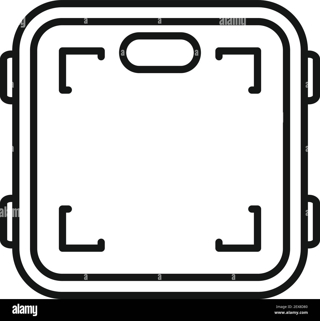 Body smart scales icon, outline style Stock Vector Image & Art - Alamy