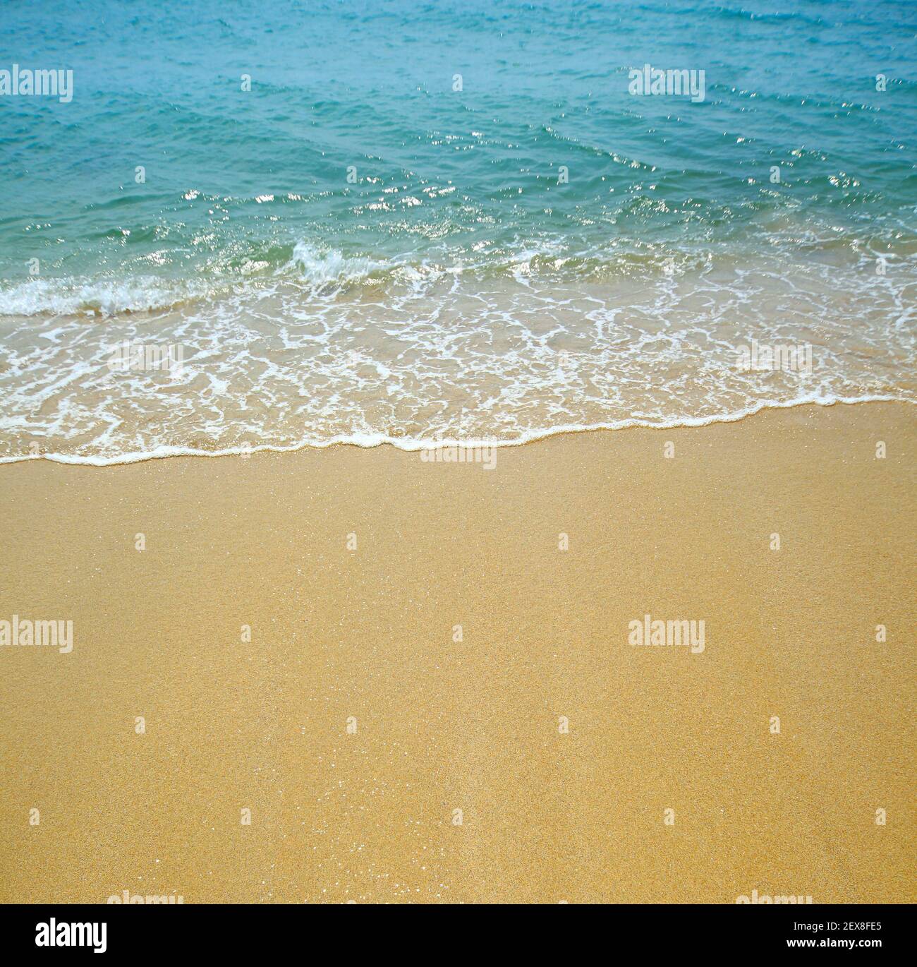 Water wave and sand background Stock Photo - Alamy
