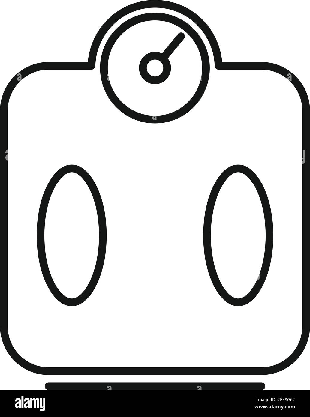 Smart scales icon, outline style Stock Vector Image & Art - Alamy