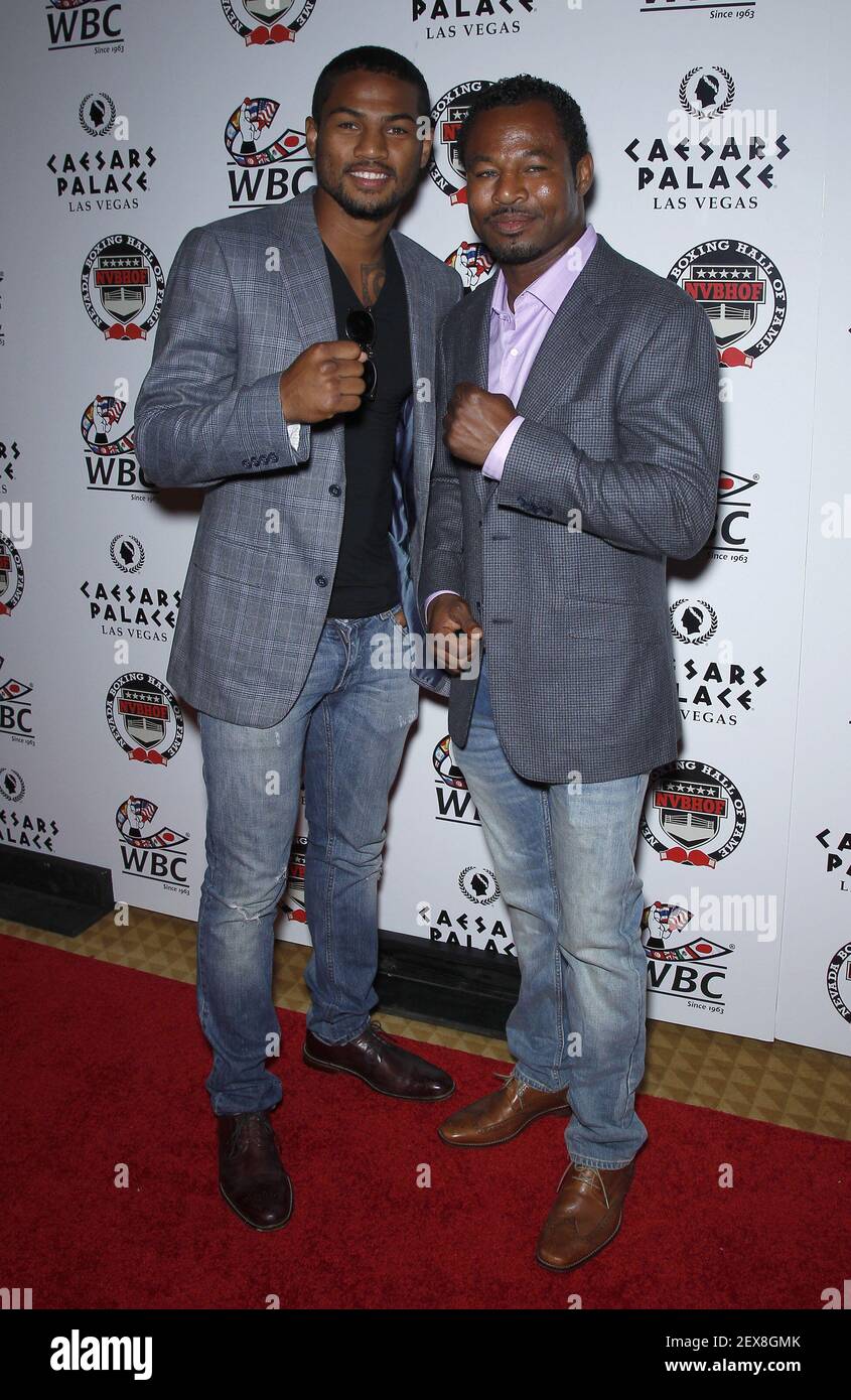 08 August 2015 - Las Vegas, Nevada - Shane Mosley Jr, Shane Mosley ...