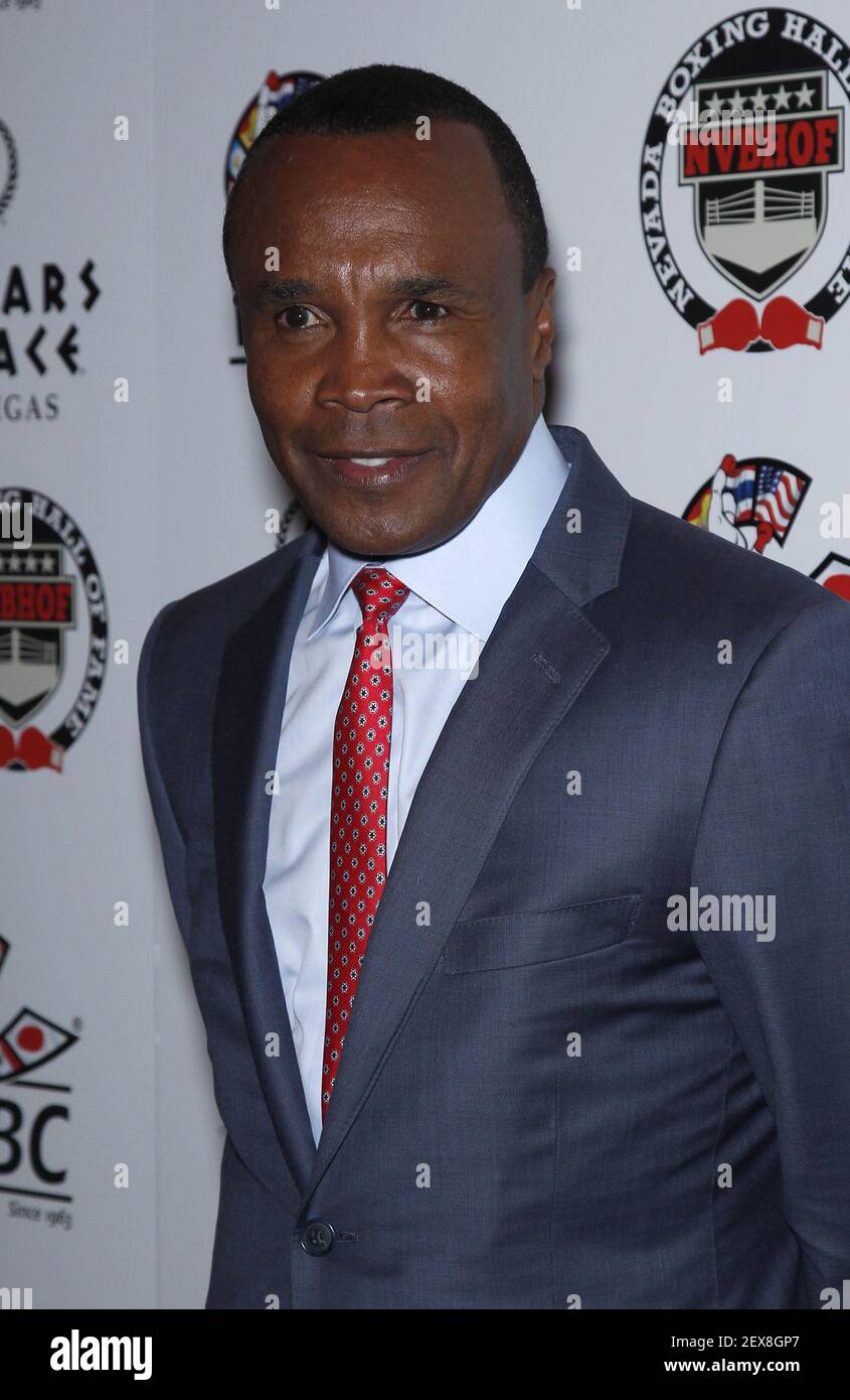 08 August 2015 - Las Vegas, Nevada - Sugar Ray Leonard. 2015 Nevada ...