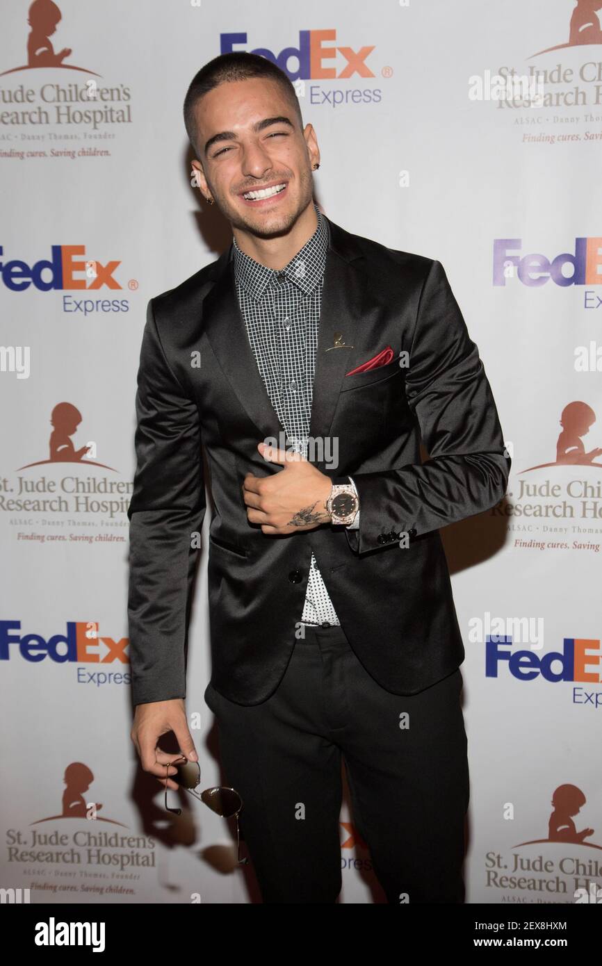 MIAMI, FLORIDA - MAY 16: Maluma is seen during the red carpet at the ...