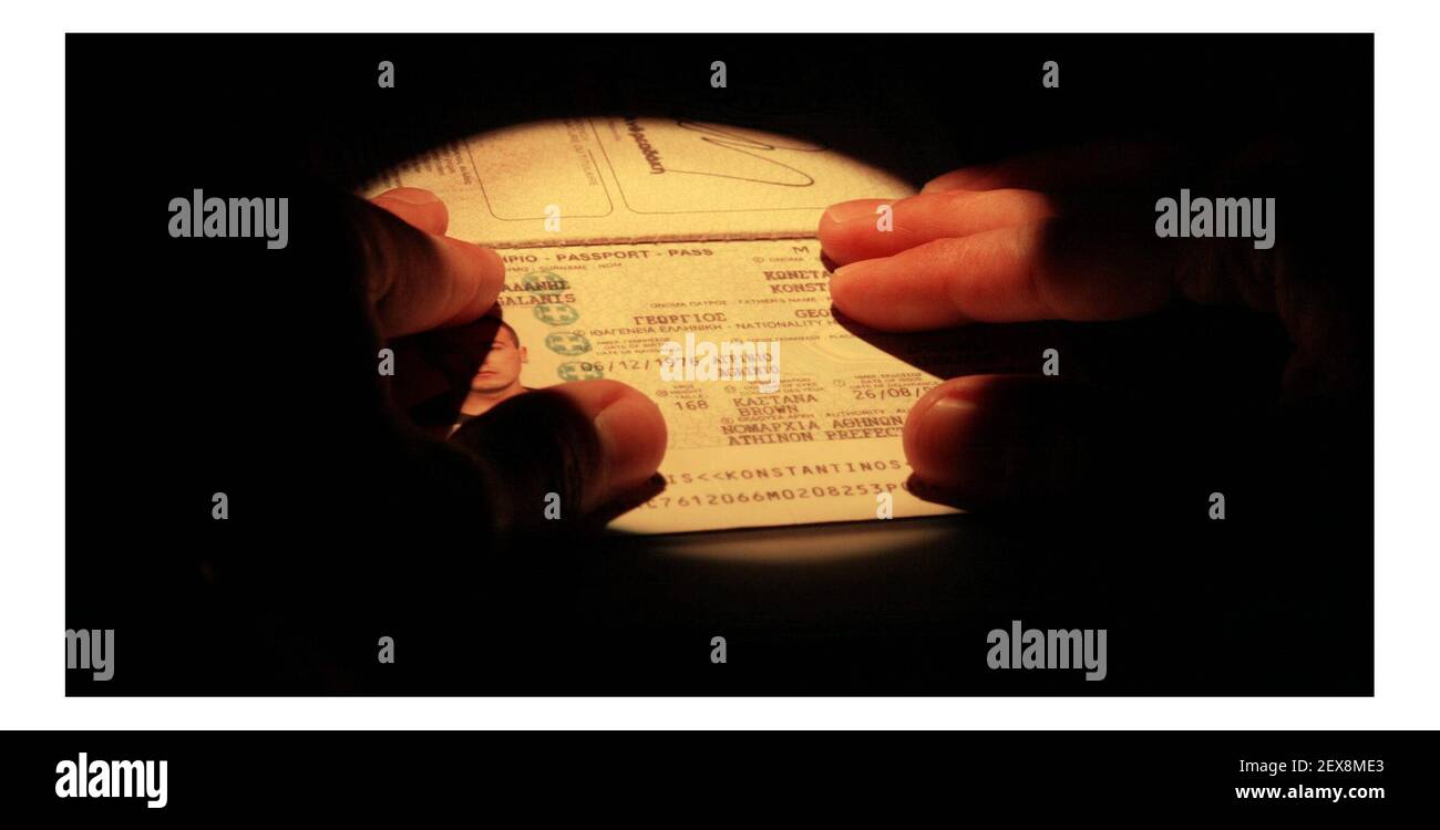 The National Document Fraud Unit based near Heathrow. Staff use the ...