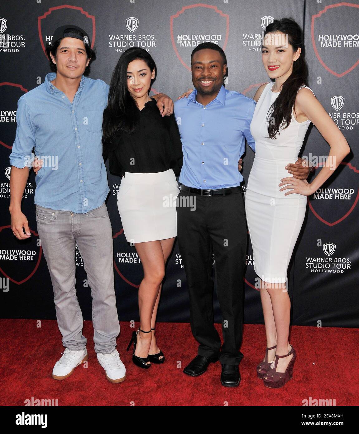 (L-R) "RUSH HOUR" Cast - Jon Foo, Aimee Garcia, Justin Hires, and ...