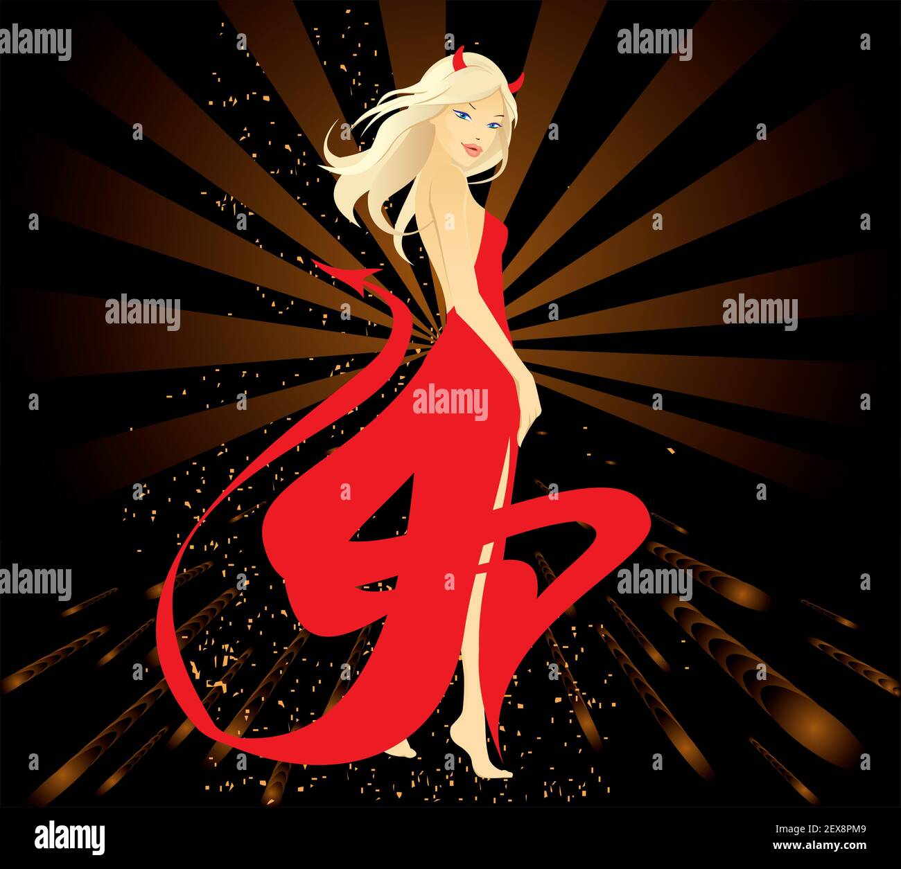 Female devil woman hi-res stock photography and images - Alamy