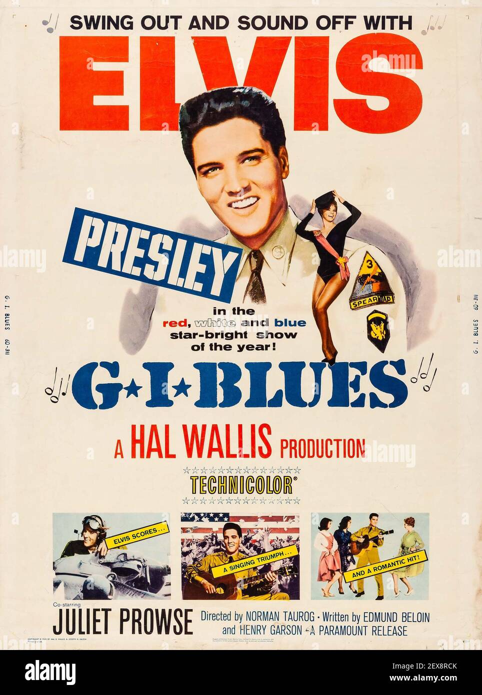 Vintage Elvis Presley Movie Film Poster High Resolution Stock ...