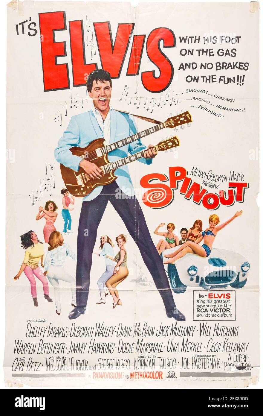 Vintage Elvis Presley Movie Film Poster High Resolution Stock ...