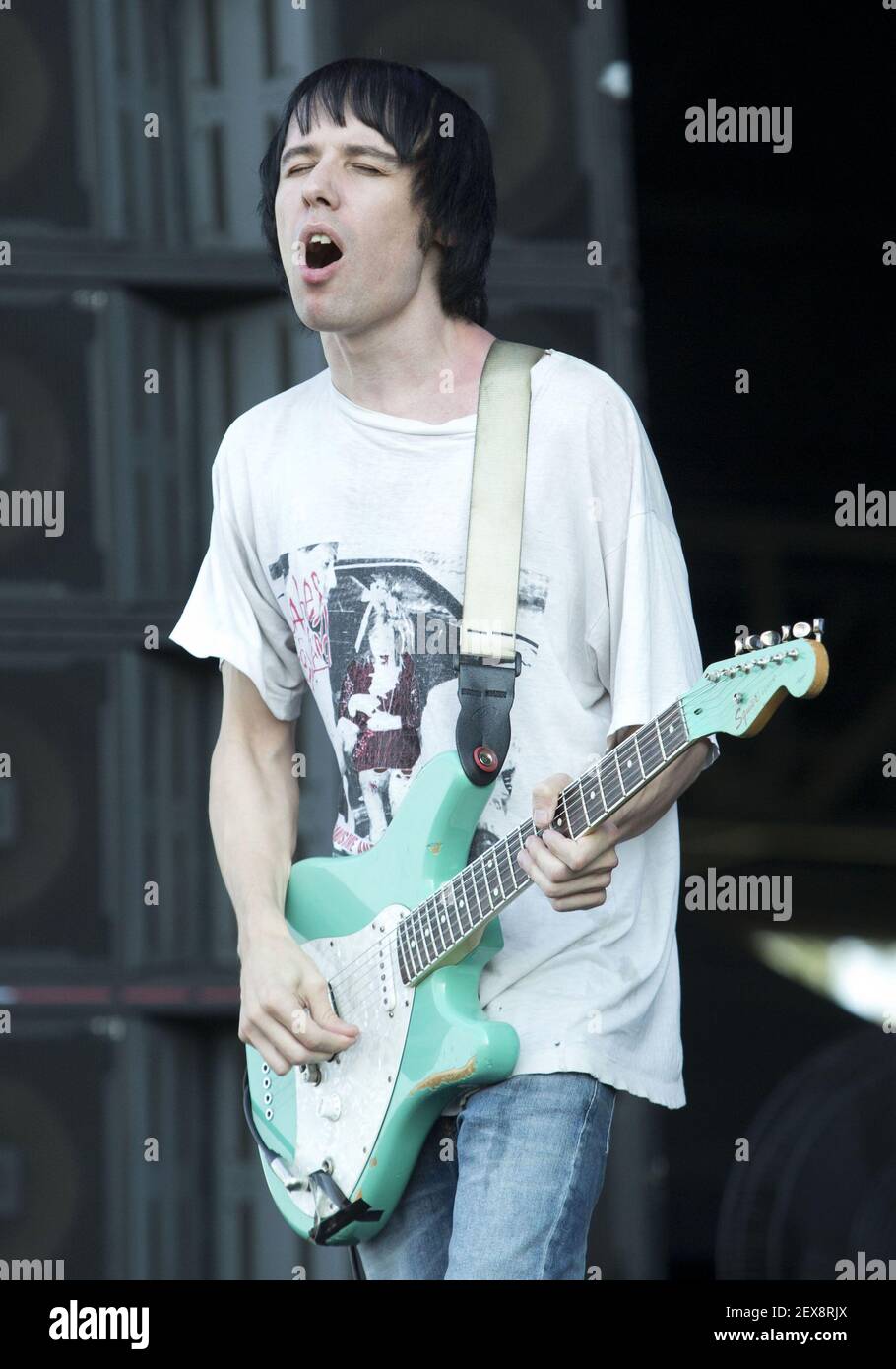 9 August 2015 - Incheon, South korea : Vocal and Guitarist Ryan Jarman ...