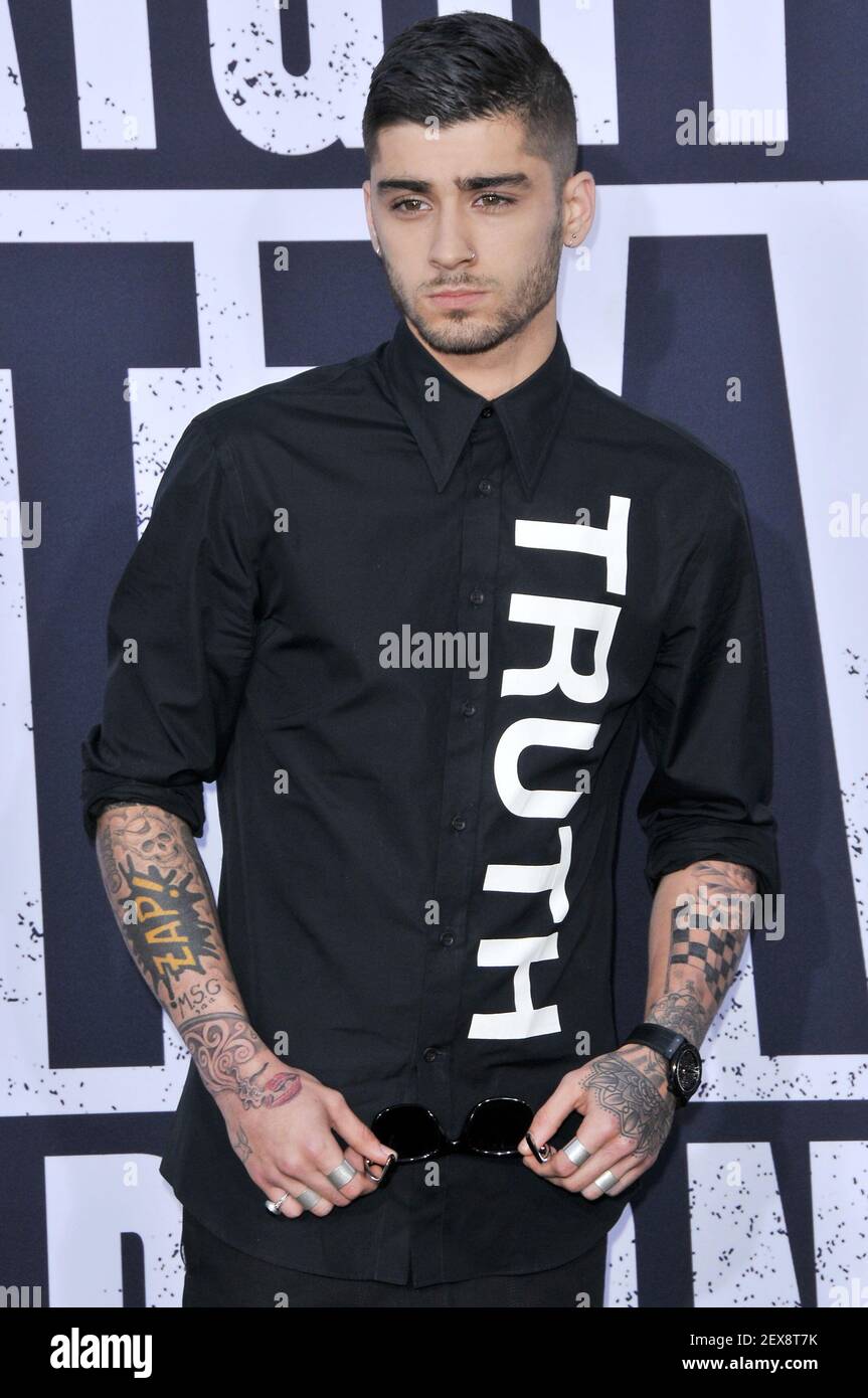 Zayn Malik arrives at the "Straight Outta Compton" Los Angeles Premiere ...