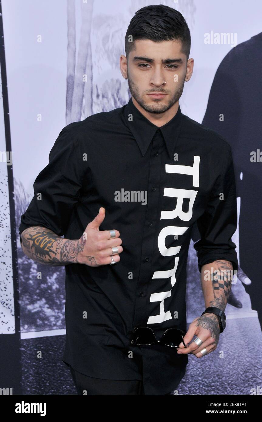 Zayn Malik arrives at the "Straight Outta Compton" Los Angeles Premiere ...