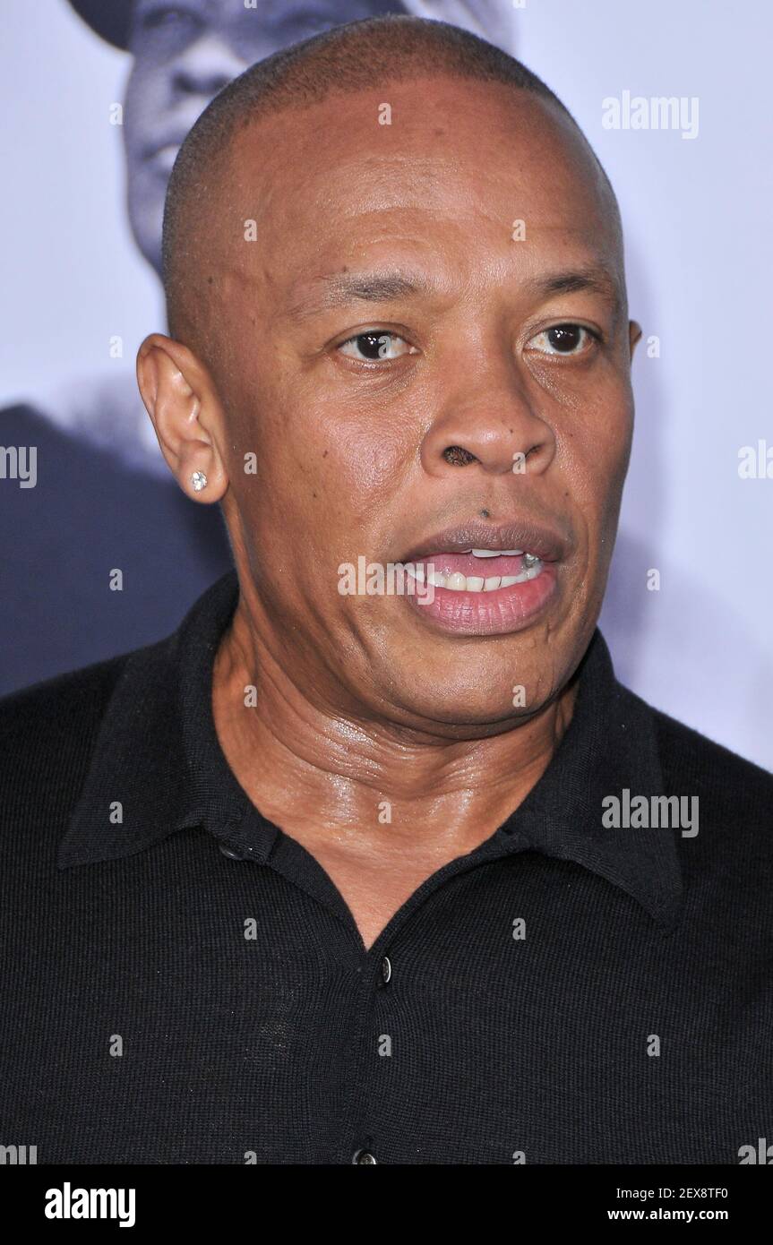 Dr. Dre arrives at the "Straight Outta Compton" Los Angeles Premiere ...