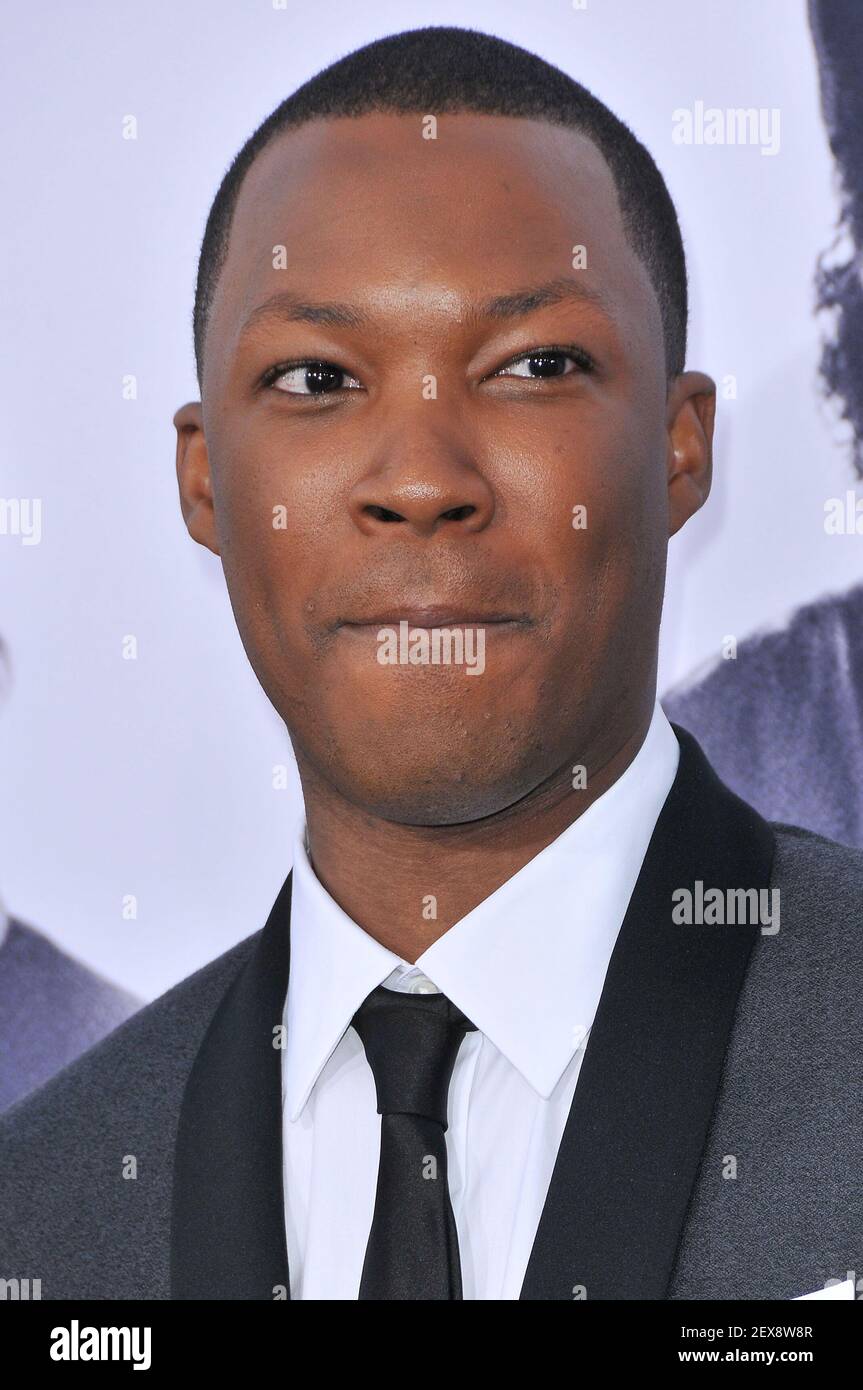 Corey Hawkins arrives at the "Straight Outta Compton" Los Angeles ...