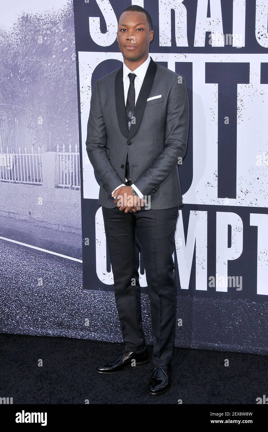 Corey Hawkins arrives at the "Straight Outta Compton" Los Angeles ...