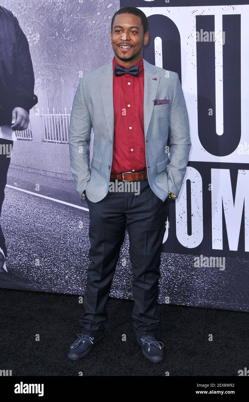 Cleavon McClendon arrives at the "Straight Outta Compton" Los Angeles ...