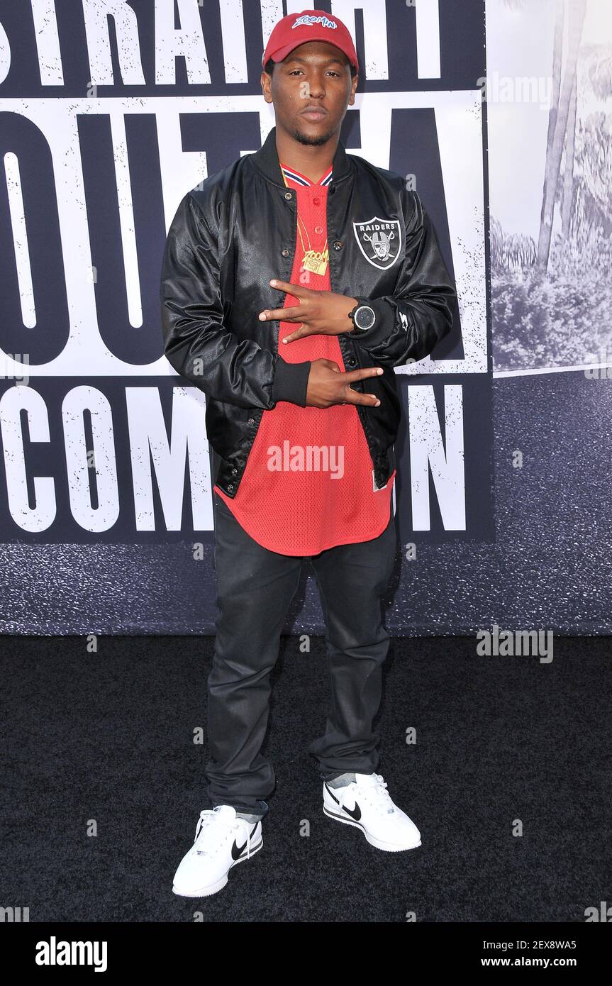 Hit Boy arrives at the "Straight Outta Compton" Los Angeles Premiere ...