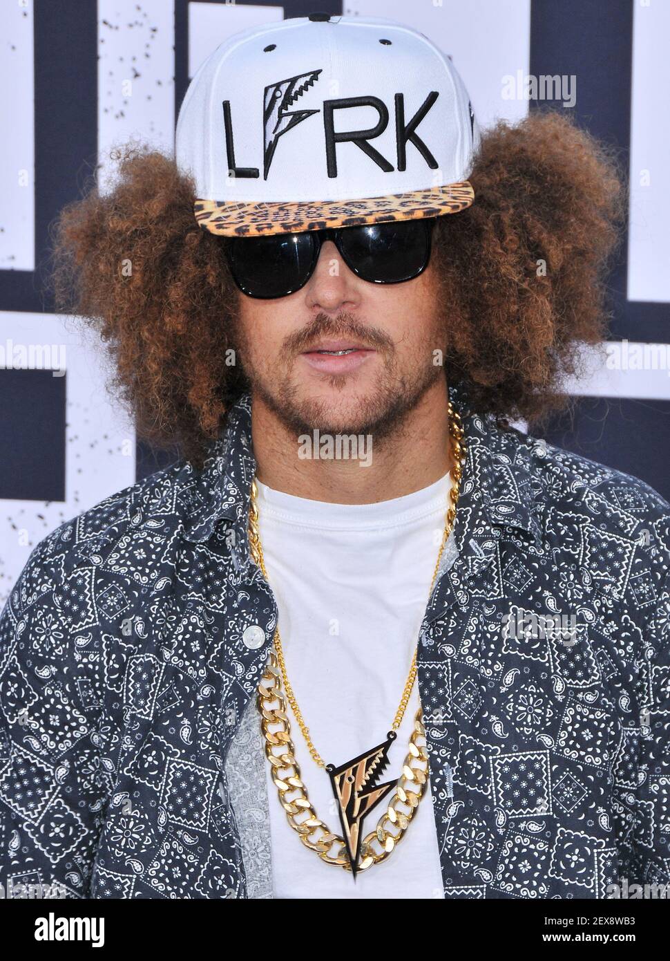 Red Foo arrives at the "Straight Outta Compton" Los Angeles Premiere ...