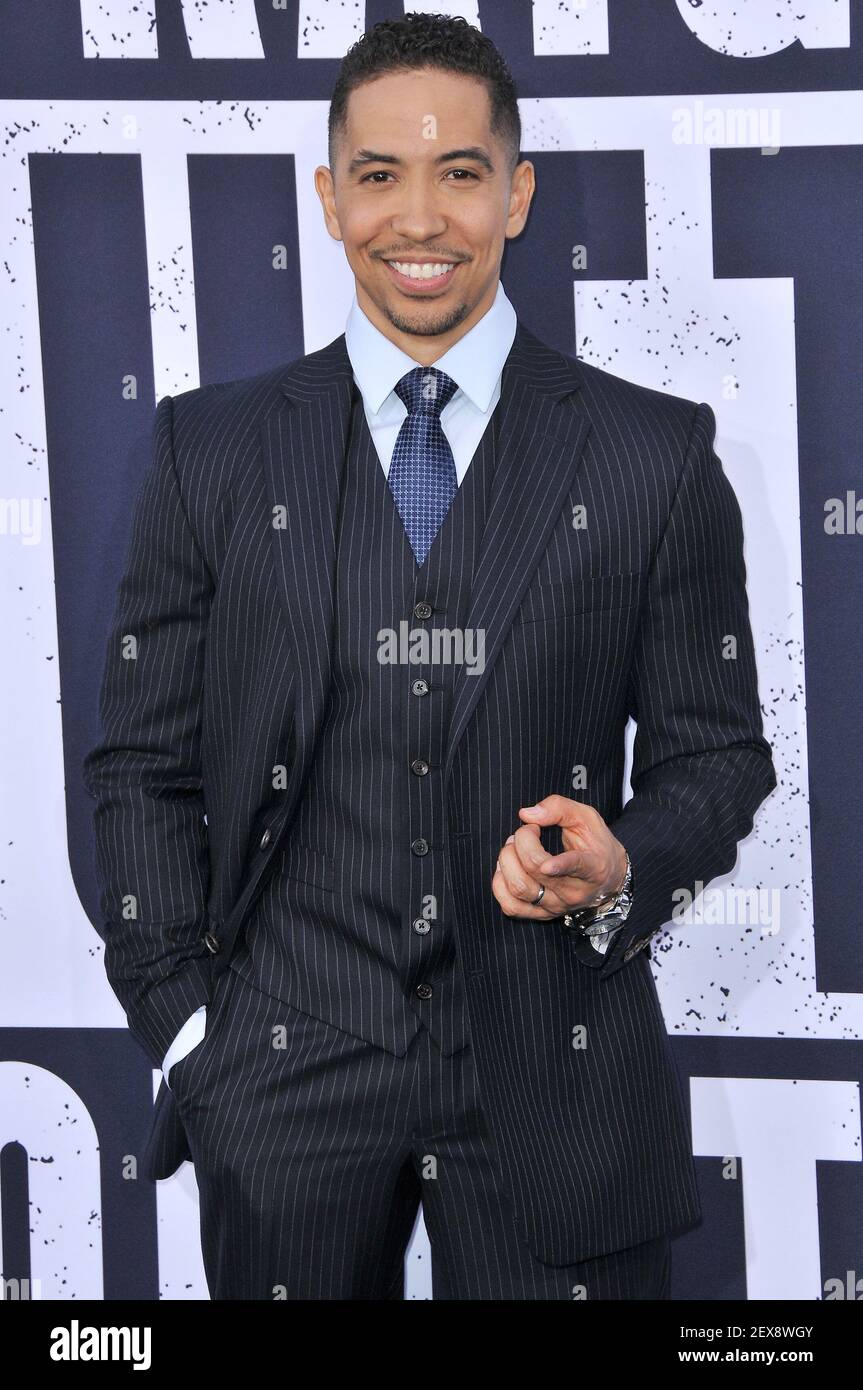 Neil Brown Jr. arrives at the "Straight Outta Compton" Los Angeles ...