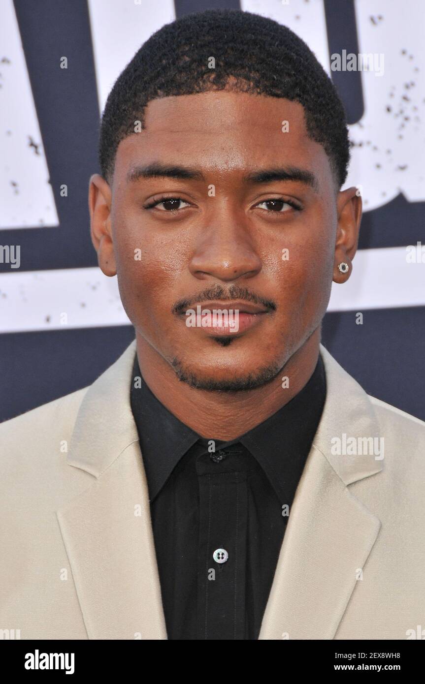 Sheldon Smith arrives at the "Straight Outta Compton" Los Angeles ...