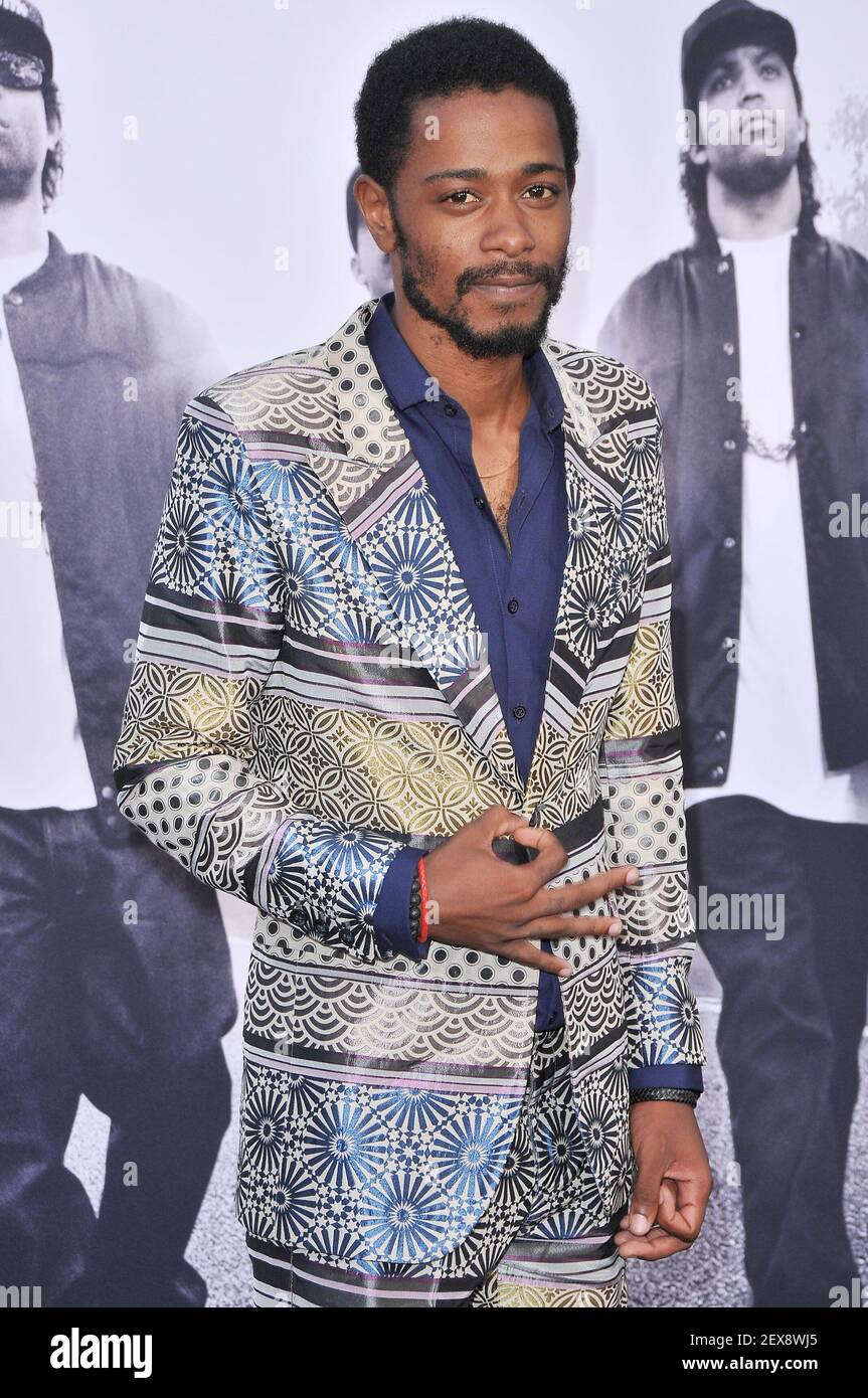 Keith Stanfield arrives at the "Straight Outta Compton" Los Angeles ...