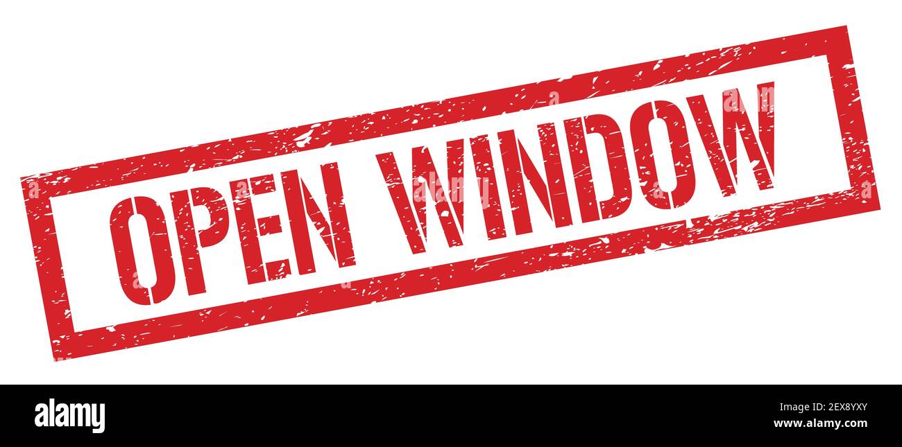 Open window stamp hi-res stock photography and images - Alamy
