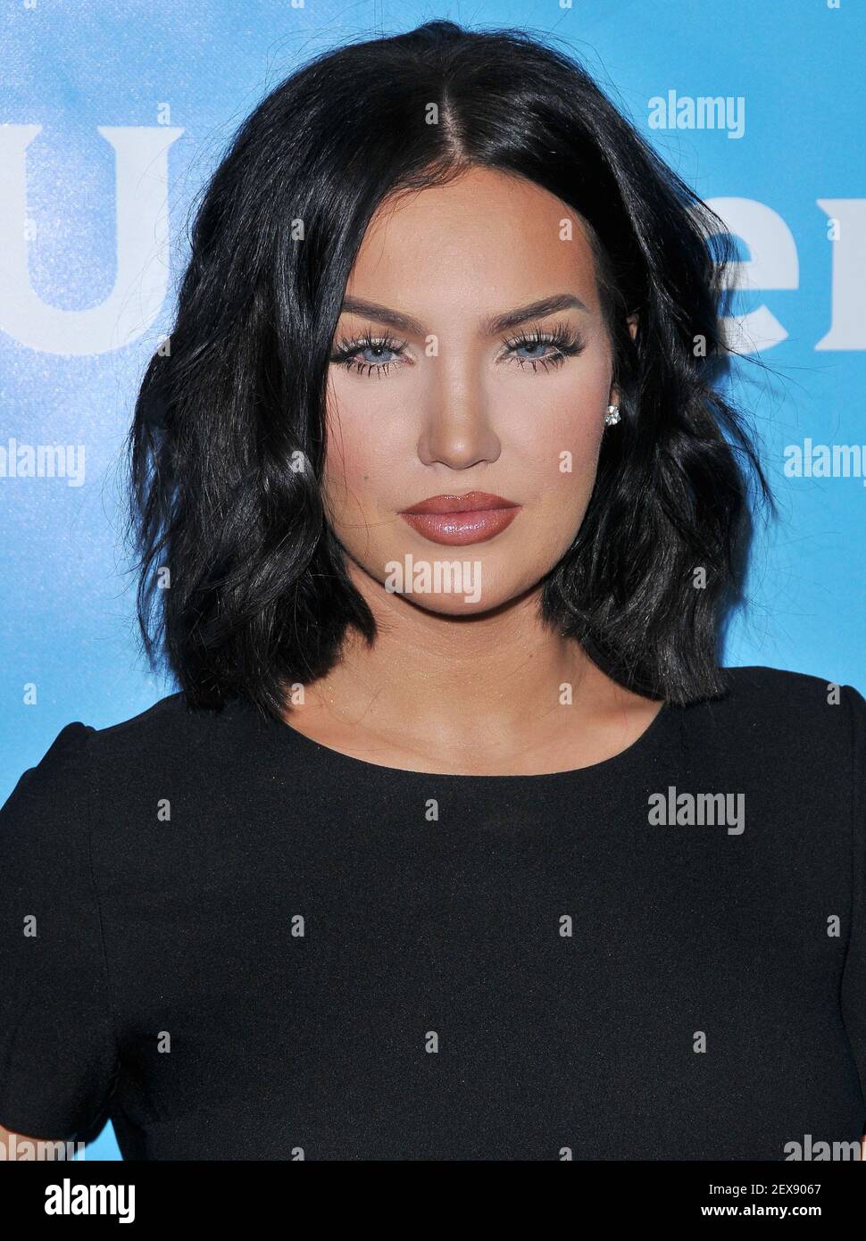 Natalie Halcro arrives at the 2015 NBCUniversal Press Tour - Day 1 held ...