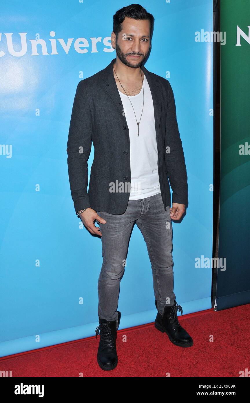 Cas Anvar arrives at the 2015 NBCUniversal Press Tour - Day 1 held at ...