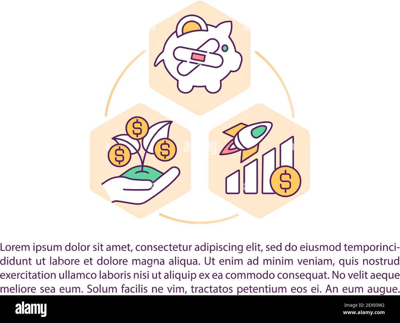 Economic recovery concept icon with text Stock Vector Image & Art - Alamy
