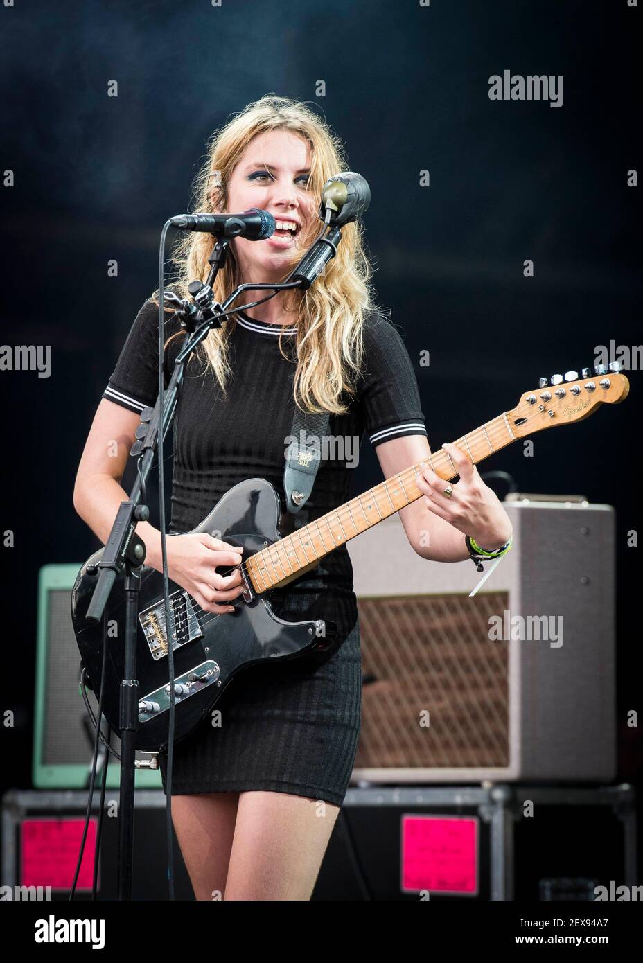 Ellie Rowsell of Wolf Alice performs live on day 3 of Bestival 2016 ...
