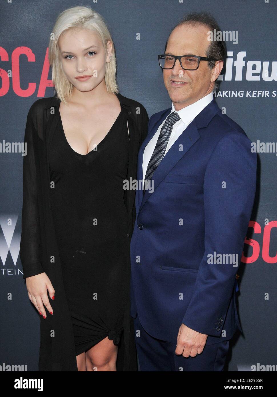 (L-R) Liv Mathis and Gary Manuel Walters arrives at the "No Escape" Los ...