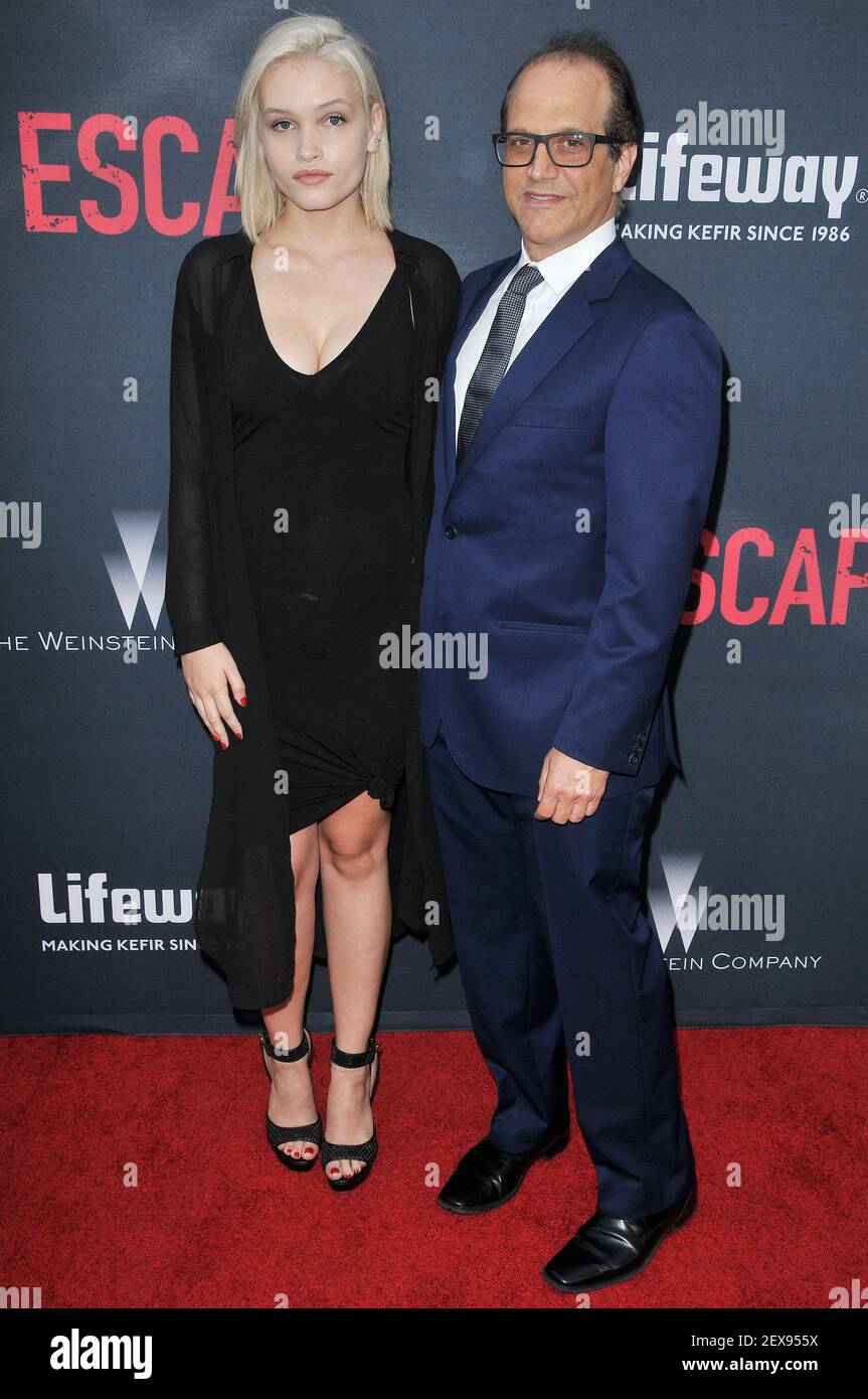 (L-R) Liv Mathis and Gary Manuel Walters arrives at the "No Escape" Los ...