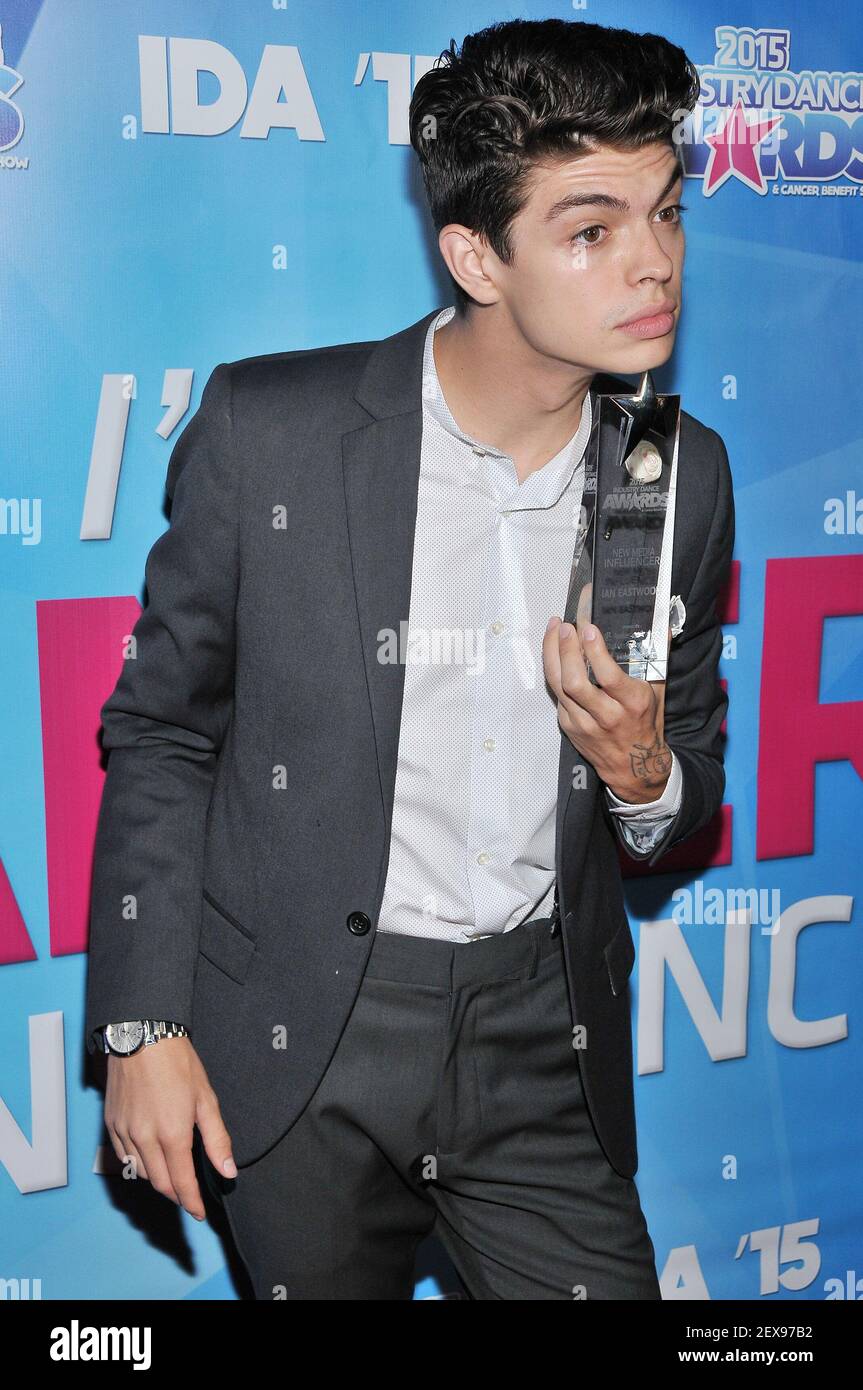 Media Influencer Award Honoree Ian Eastwood backstage at the 2015 ...
