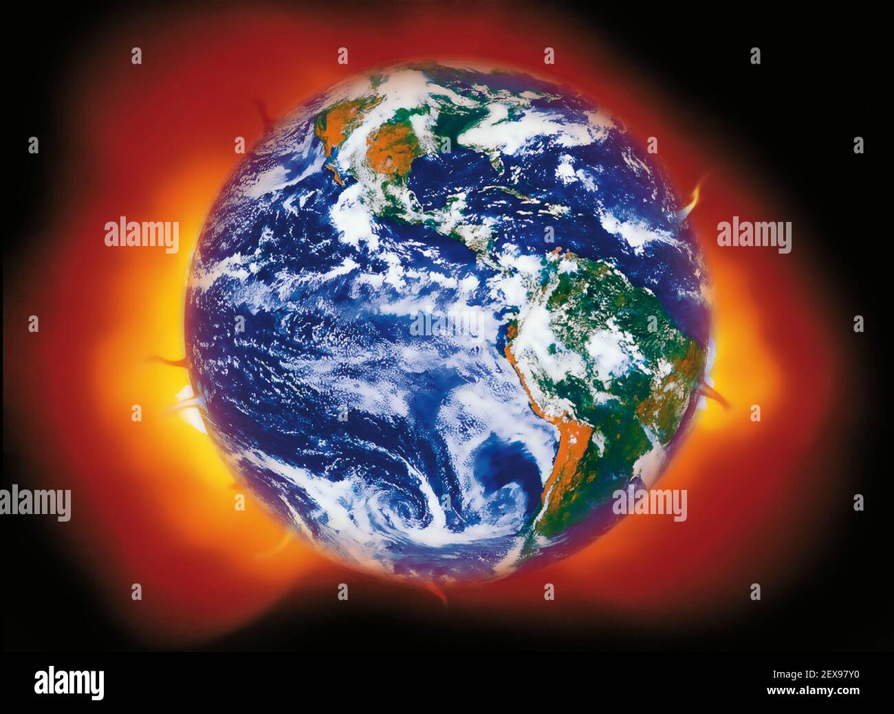 Earth heat map hi-res stock photography and images - Alamy