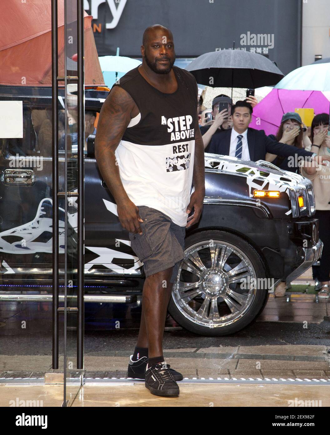 21 August 2015 - Busan, South Korea : Shaquille Rashaun O'Neal, arrives ...
