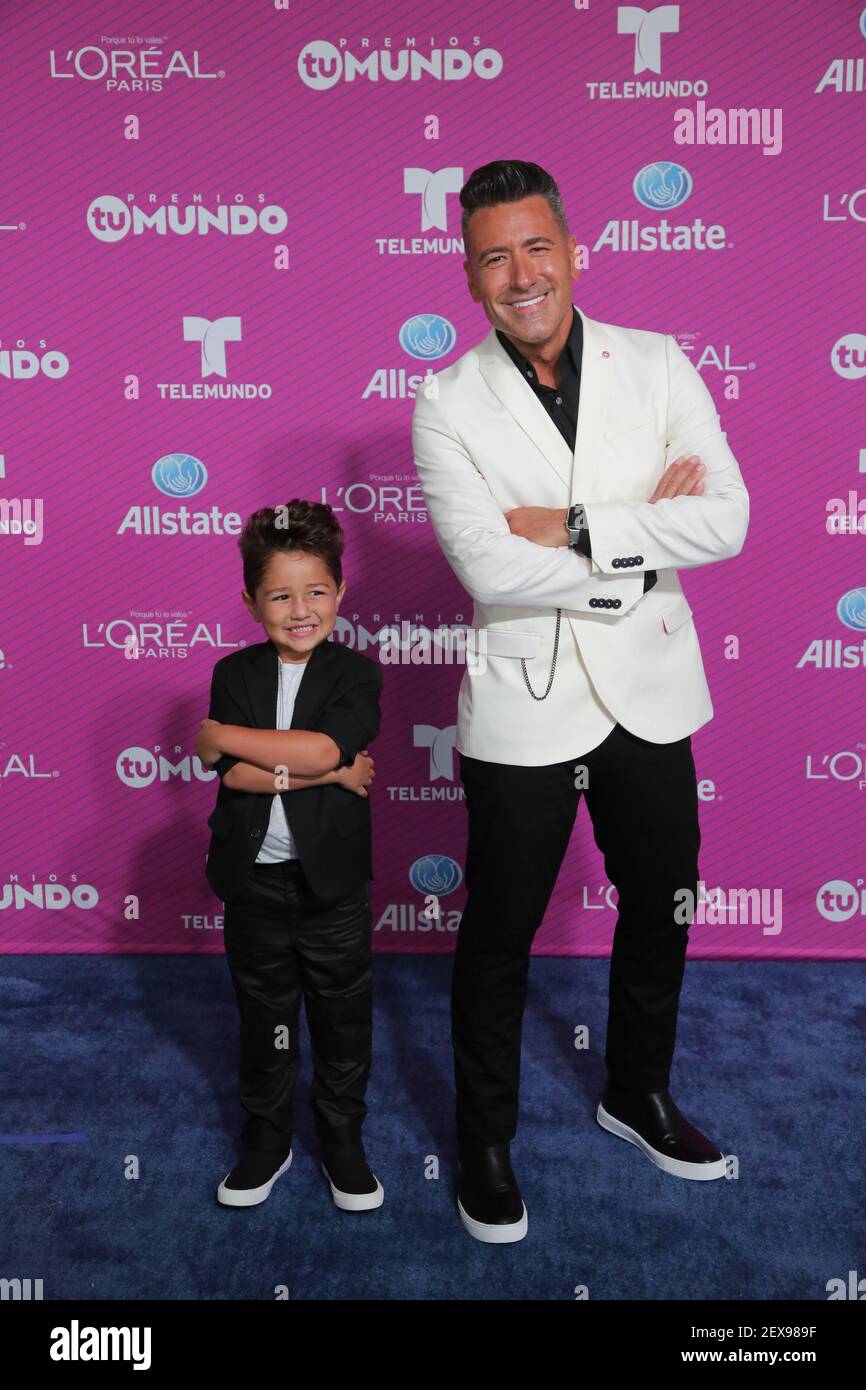 MIAMI,FL-AUGUST 20: Lucas and Jorge Bernal arrive at Telemundo's ...