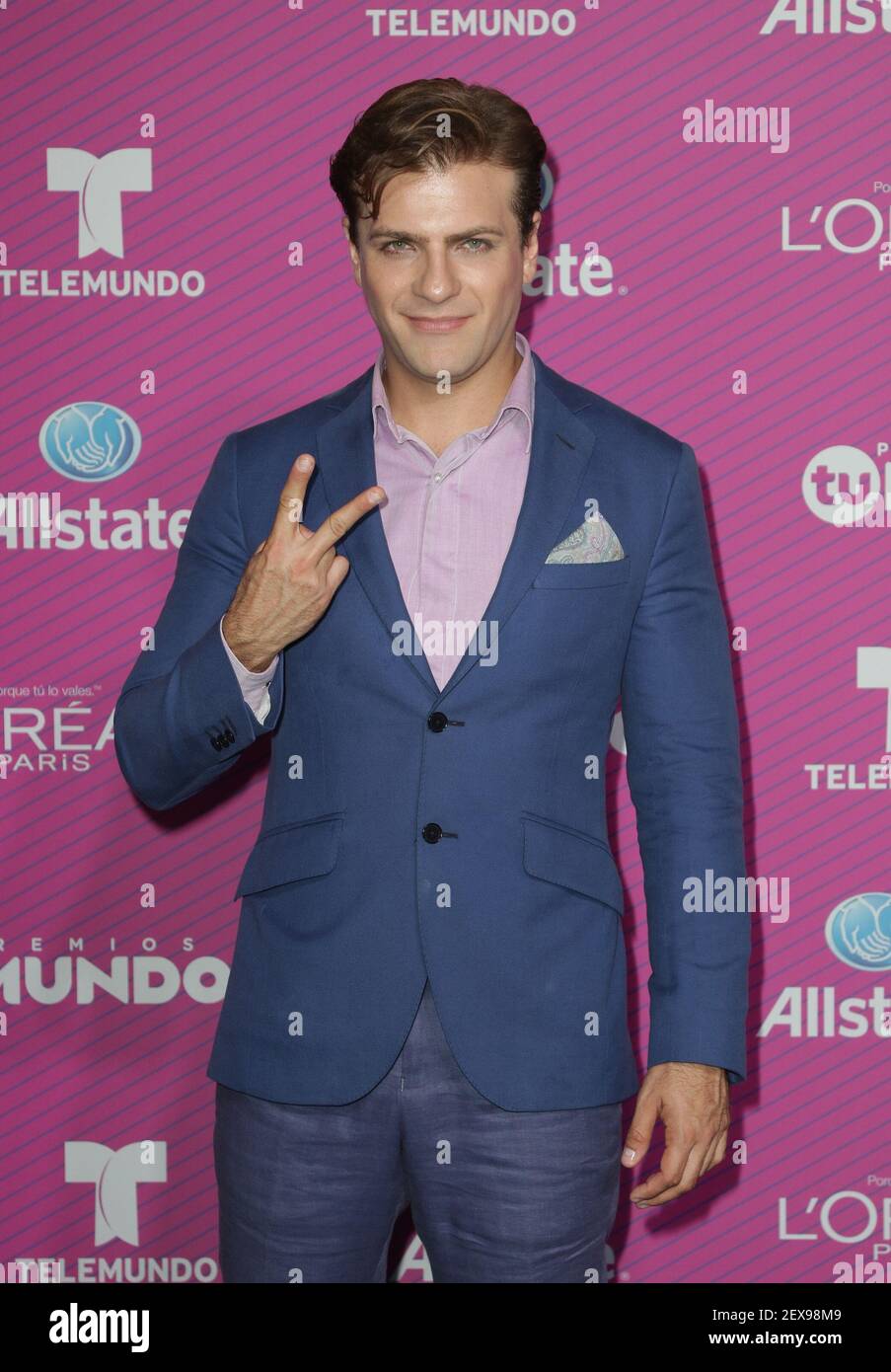 MIAMI,FL-AUGUST 20: Pablo Azar arrives at Telemundo's 'Premio Tu Mundo ...