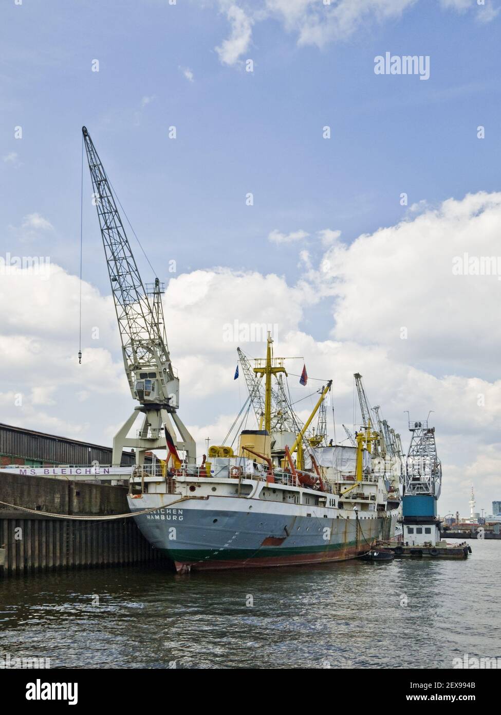 Bleichen Museum Ship at Hamburg Harbour Museum Stock Photo - Alamy