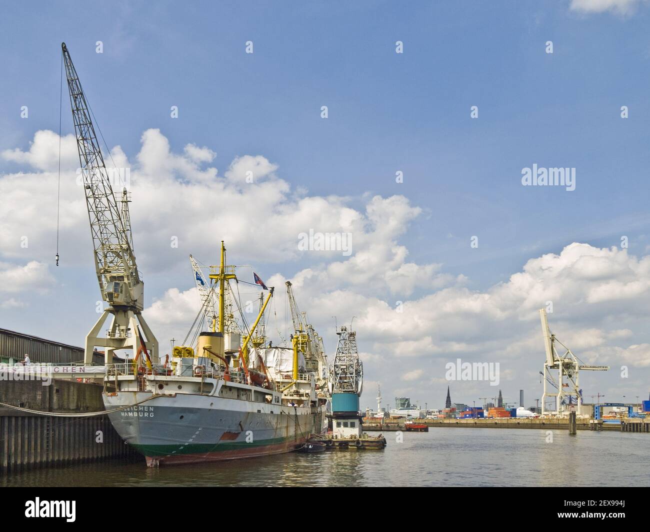 Bleichen Museum Ship at Hamburg Harbour Museum Stock Photo - Alamy