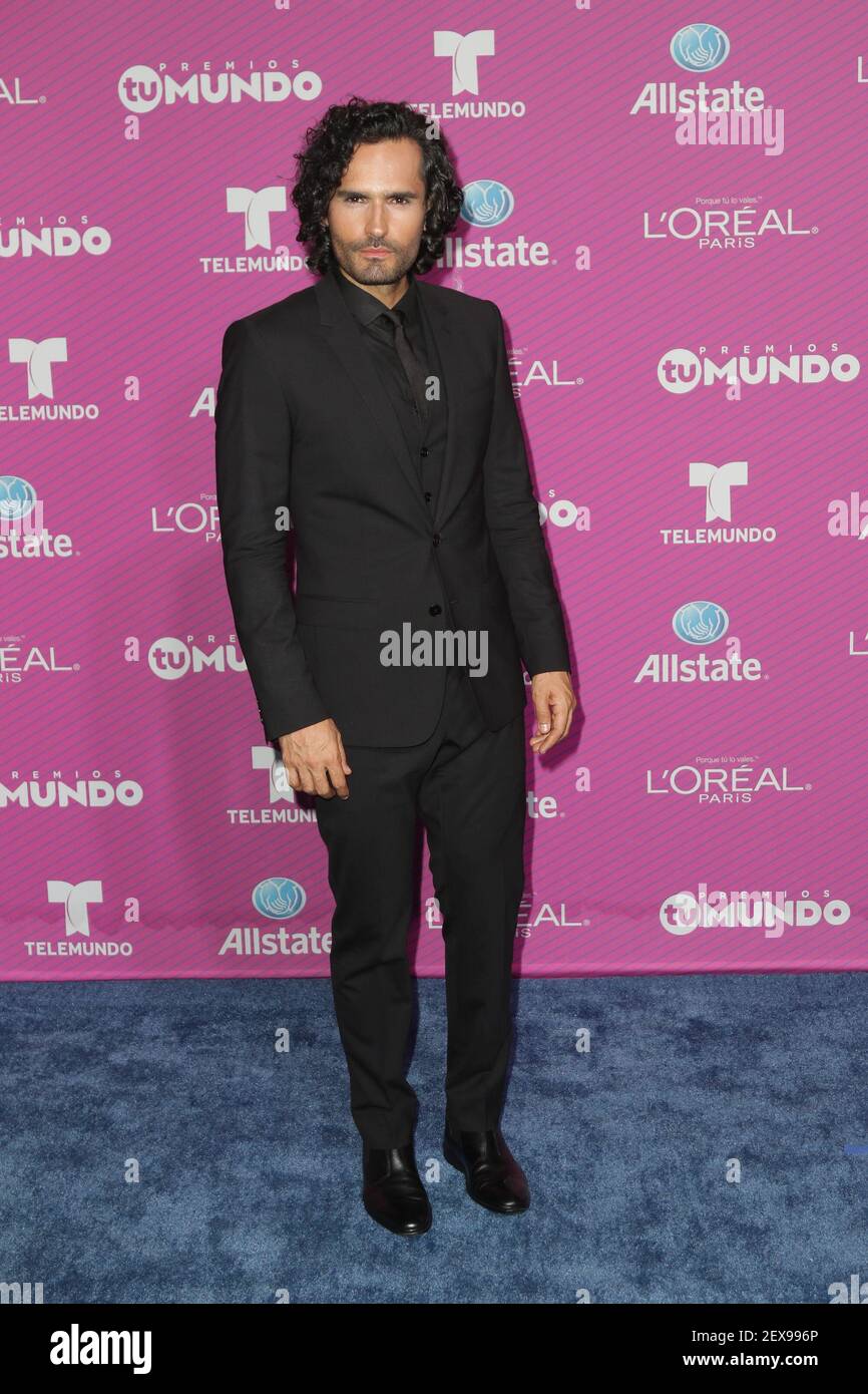 MIAMI,FL-AUGUST 20: Fabian Rios arrives at Telemundo's 'Premio Tu Mundo ...