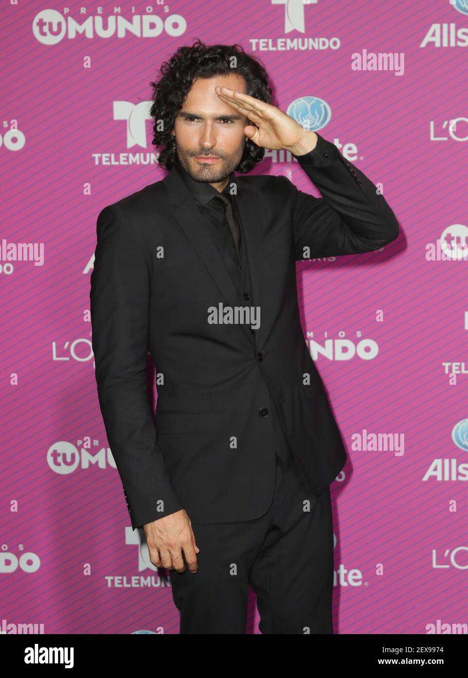 MIAMI,FL-AUGUST 20: Fabian Rios arrives at Telemundo's 'Premio Tu Mundo ...