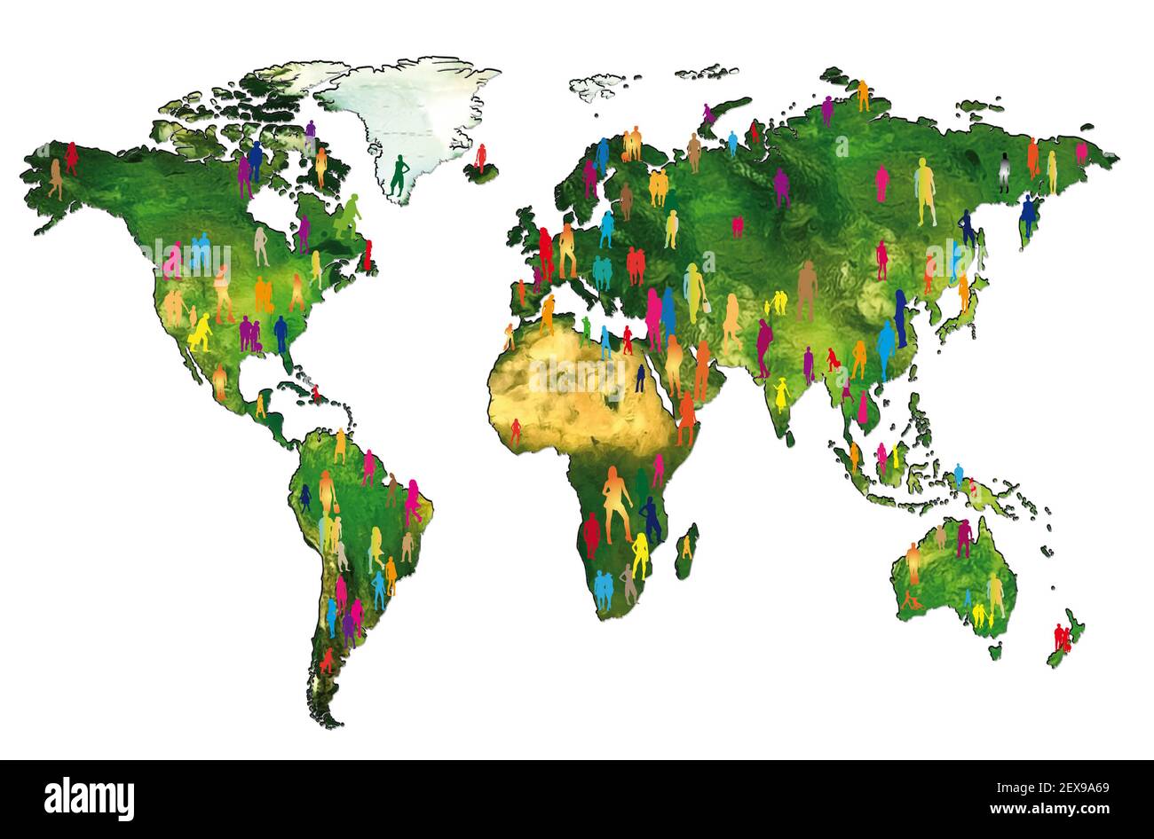 Population map of china hi-res stock photography and images - Alamy